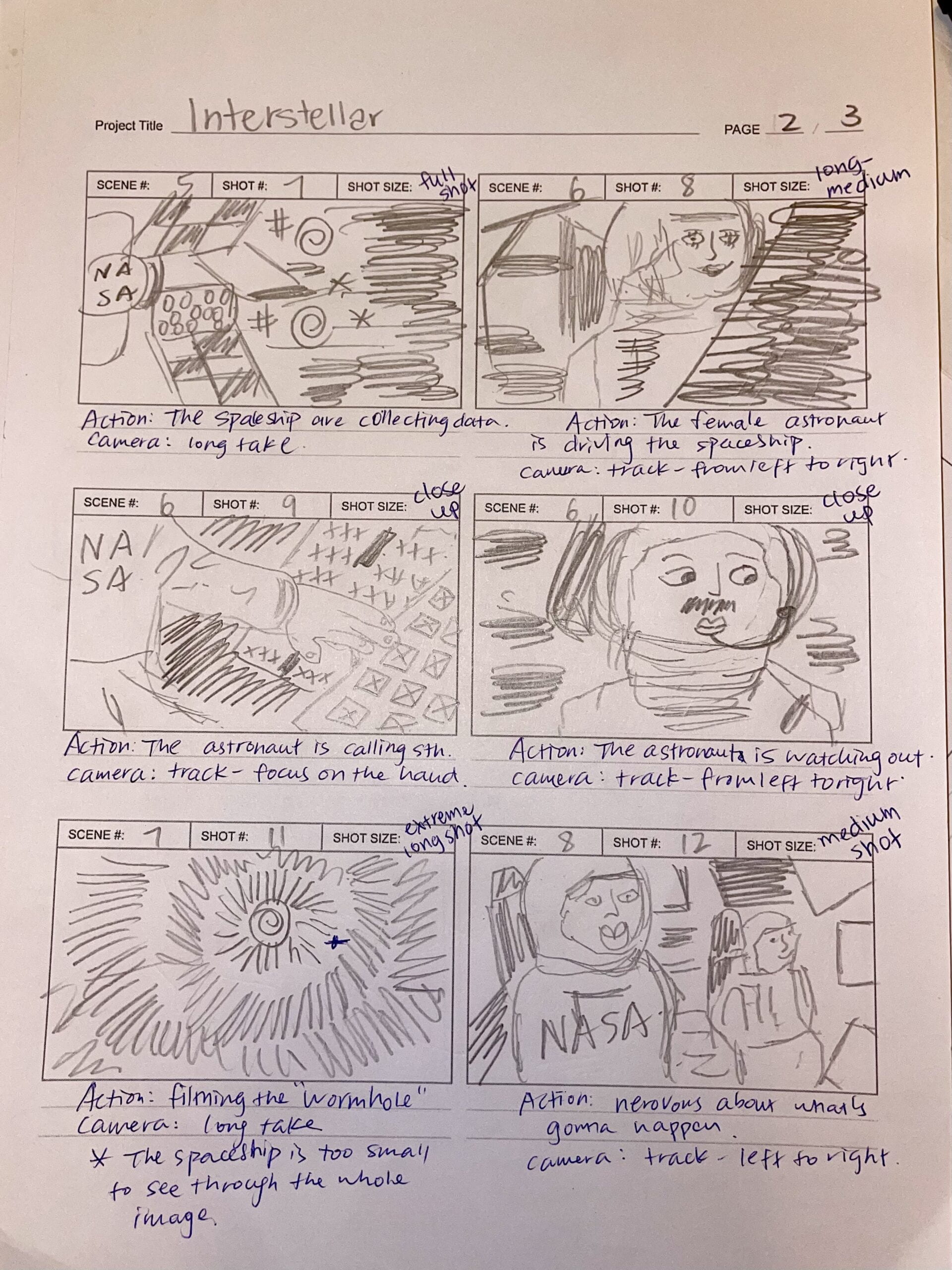 Reverse Storyboard – Interstellar