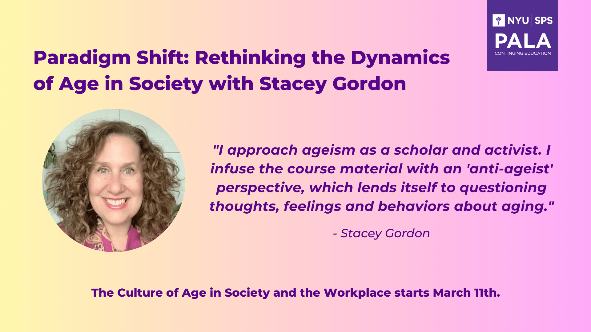 Paradigm Shift: Rethinking The Dynamics of Age in Society with Stacey ...