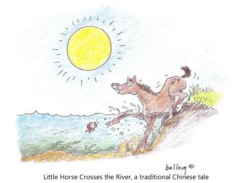 Little horse Crosses the River. – Stories for Teaching Chinese