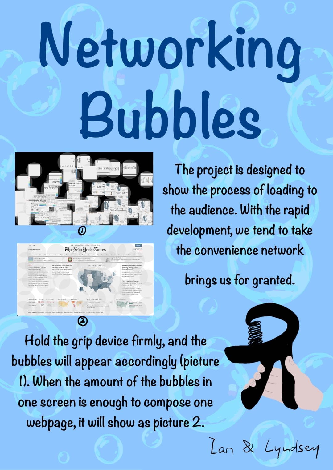 Networking Bubbles – Ian Liao – Instructed by Marcela Godoy – Ian’s Documentation Blog