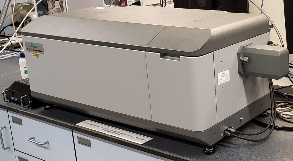 Jasco J-1500 Circular Dichroism – Shared Instrumentation Facility