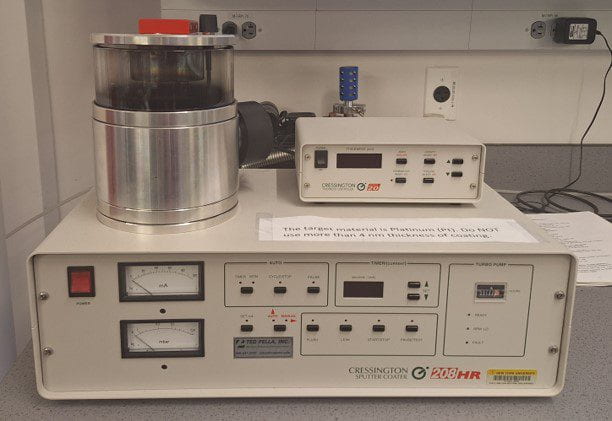 Cressington Sputter Coater – Platinum Target – Shared Instrumentation ...