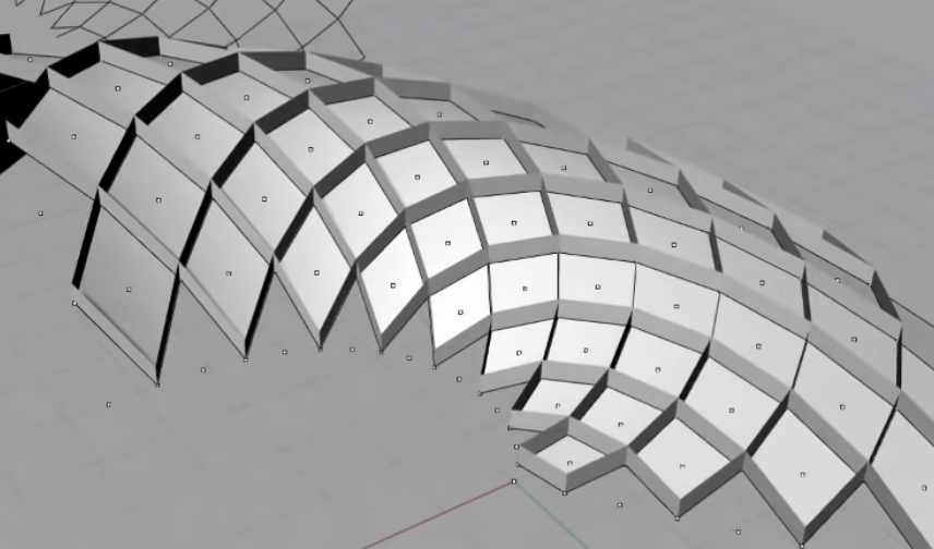 Interactive Fashion Week 7 Grasshopper + Paneling Tools