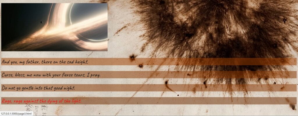 9-HTML Poem / Song Lyrics – Jiapei's Documentation Blog