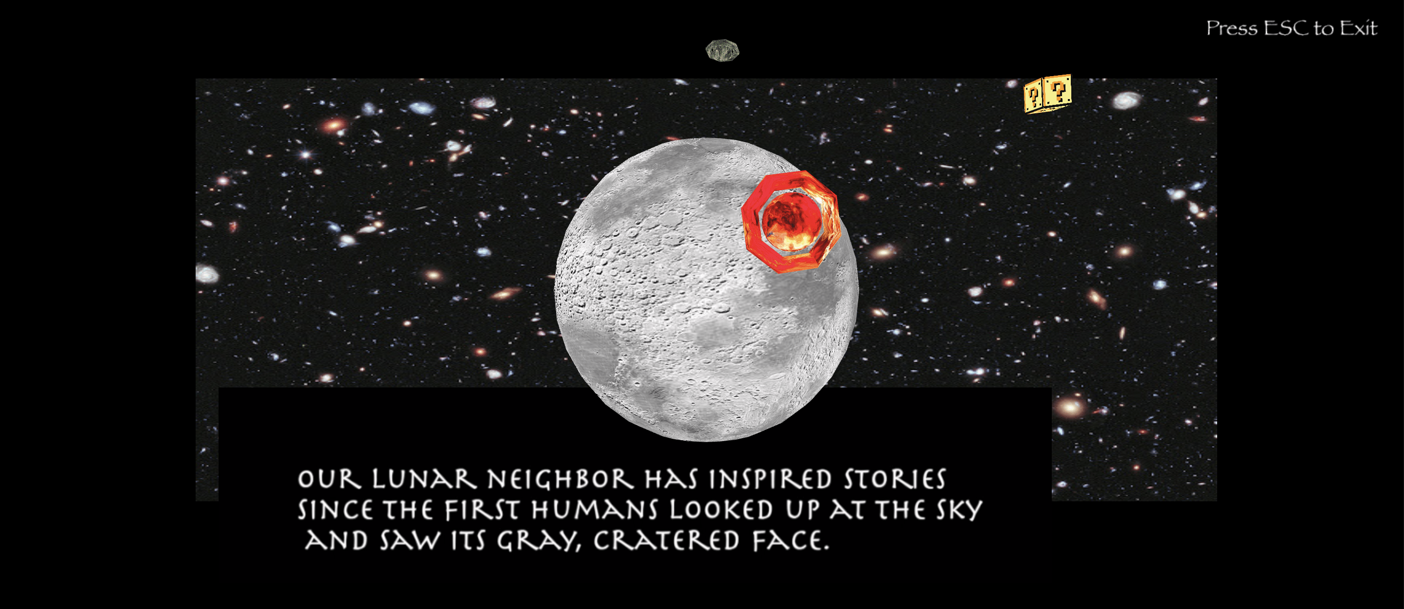 Project IV: Final, Fly Me to the Moon – Selina’s Documentation Blog