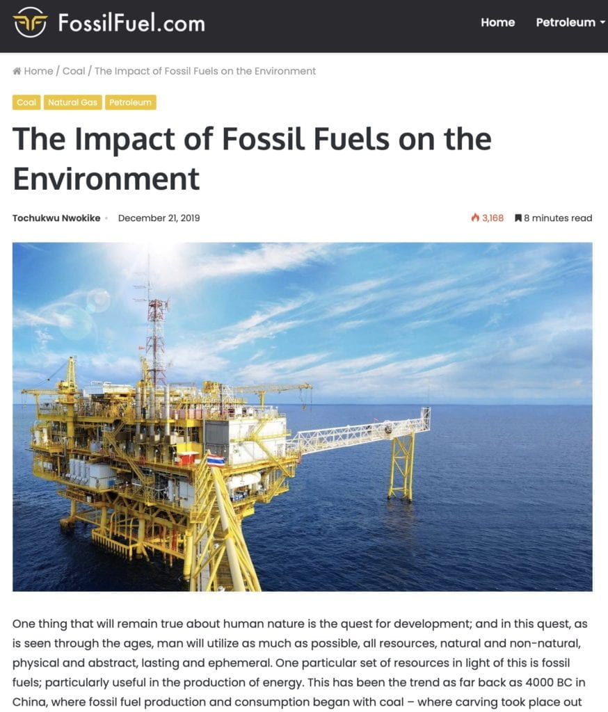 Fossil Fuel
