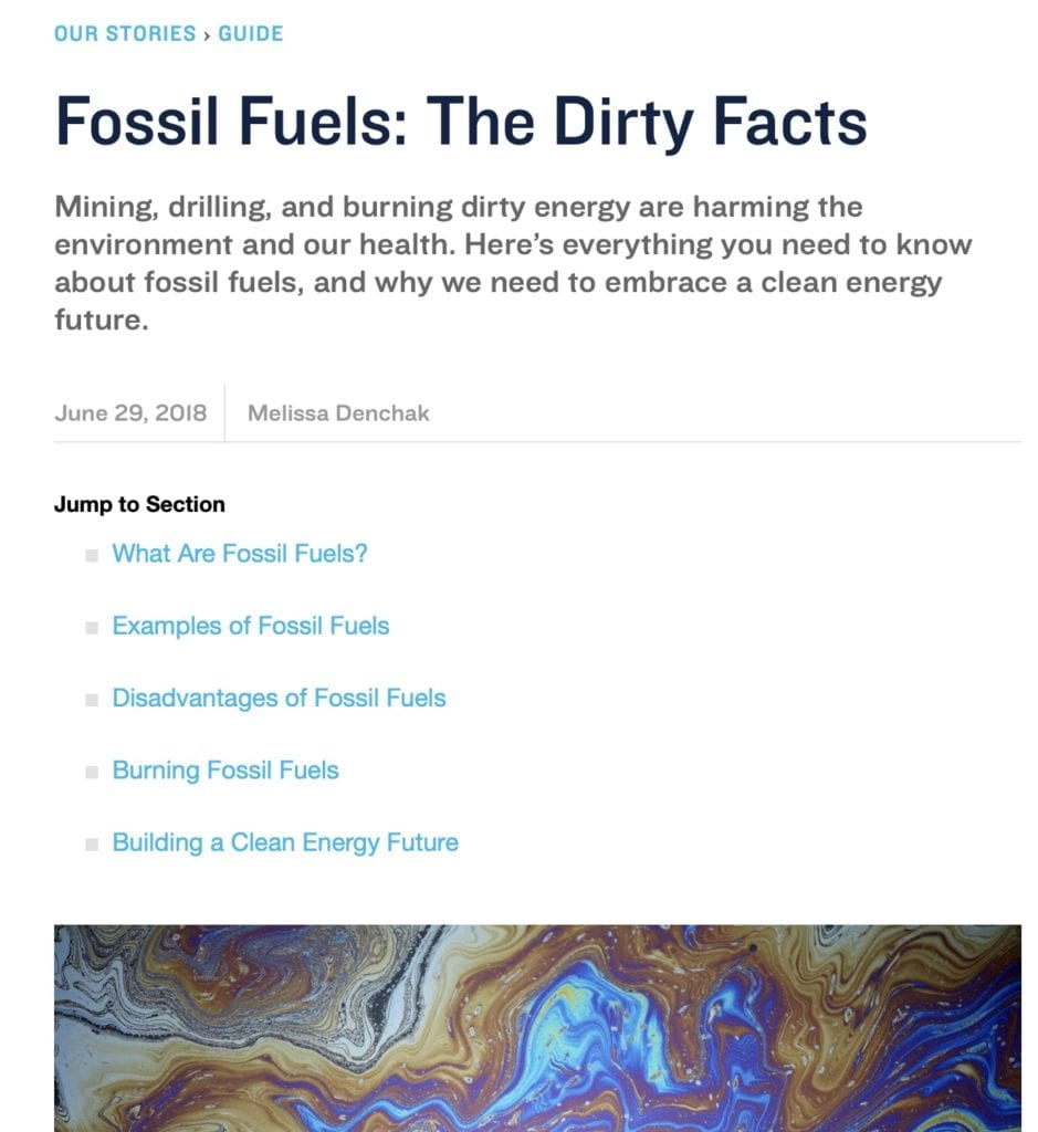 Fossil Fuel