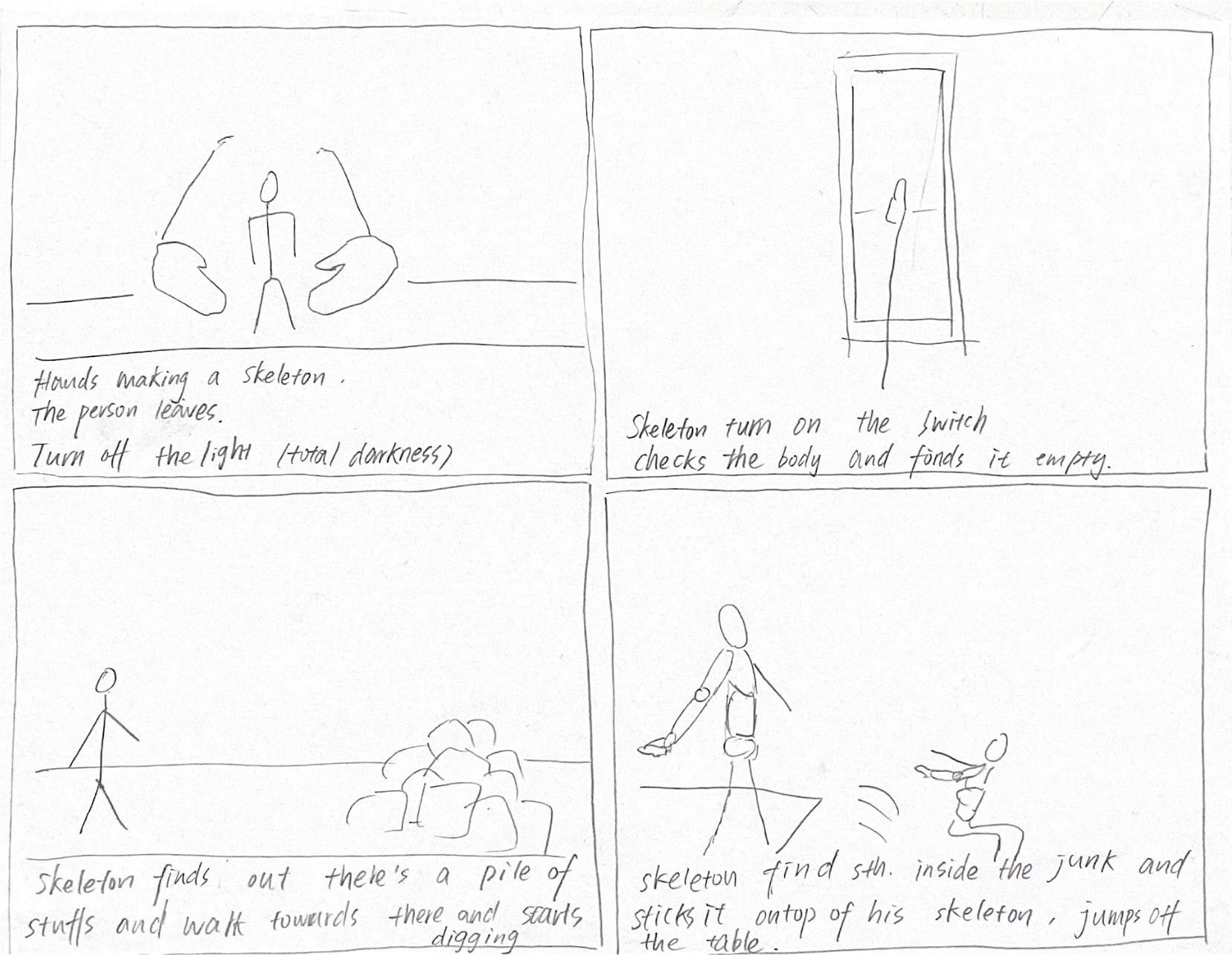 Storyboard for stop motion animation – Damon's Documentation Blog