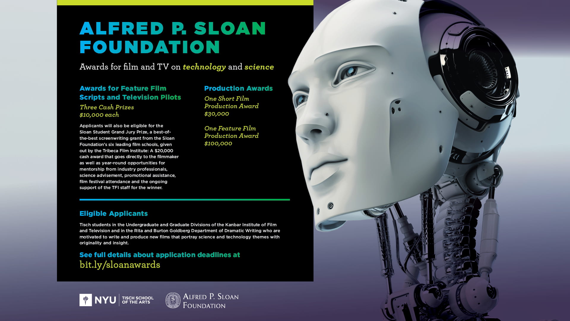 Alfred P. Sloan Foundation Awards for Film & TV – NYU Kanbar Institute ...