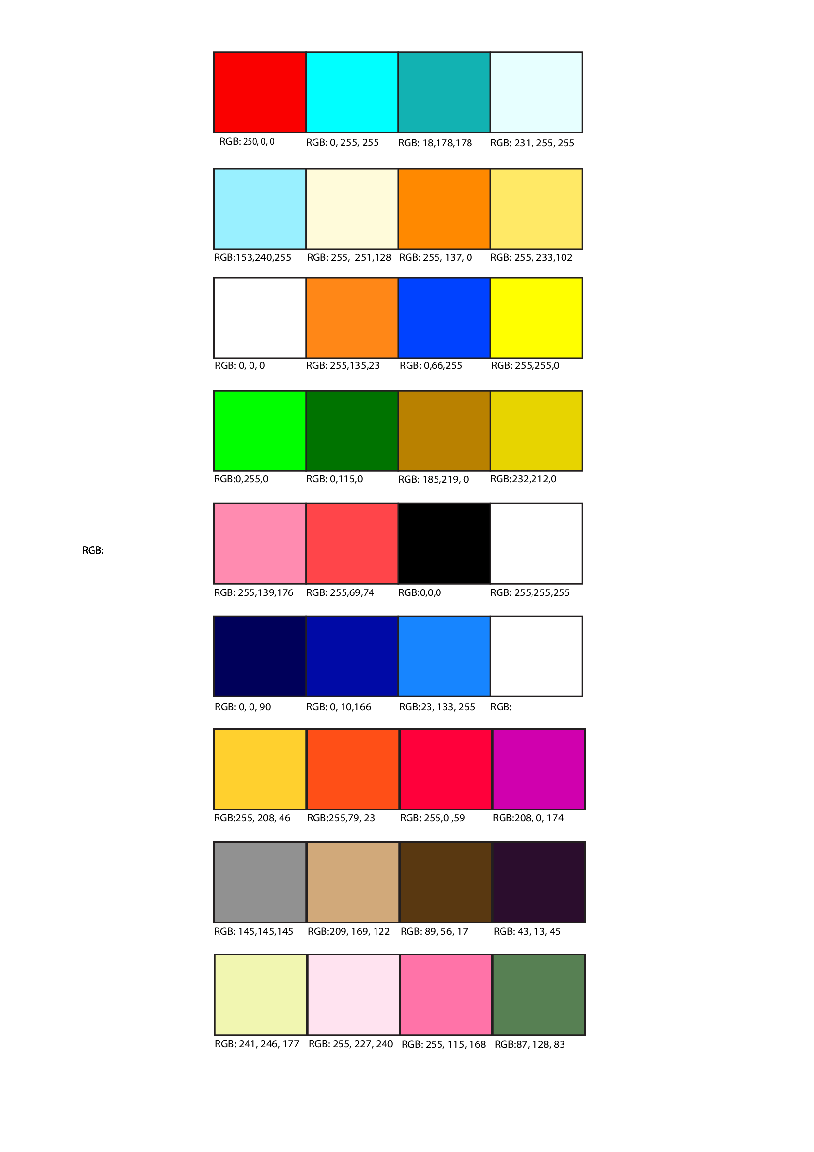 10 Color Schemes